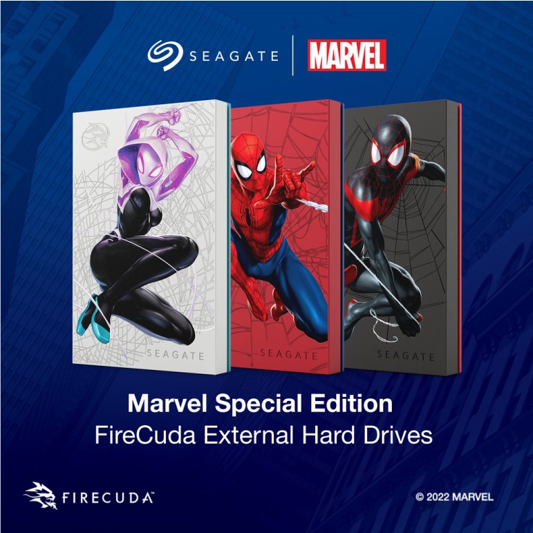 Seagate FireCuda 2TB Marvel Spider-Man Special Edition USB 3.2 Gen 1 ...