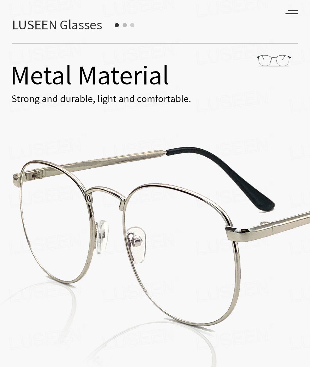 LUSEEN Anti Radiation Eyeglass For Man And Woman Replaceable Lens ...