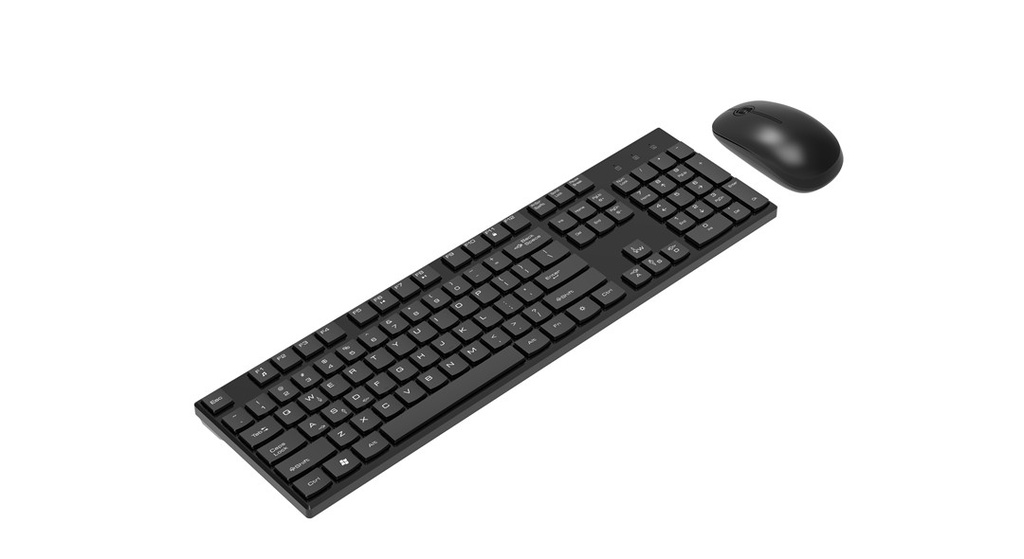 Zeus GK600 Slim 2.4GHz Wireless Keyboard And Mouse Set With USB ...
