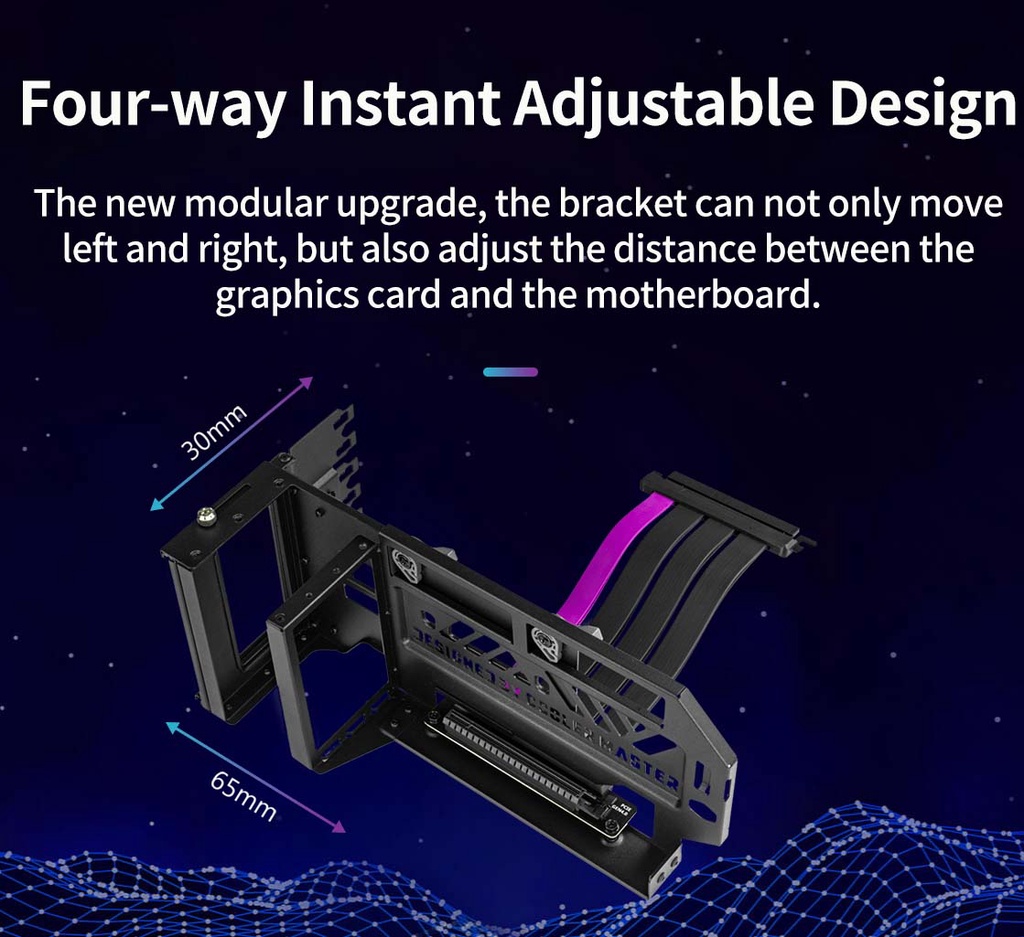 Cooler Master Vga Vertical Graphics Card Holder Kit V3 / GPU Holder ...