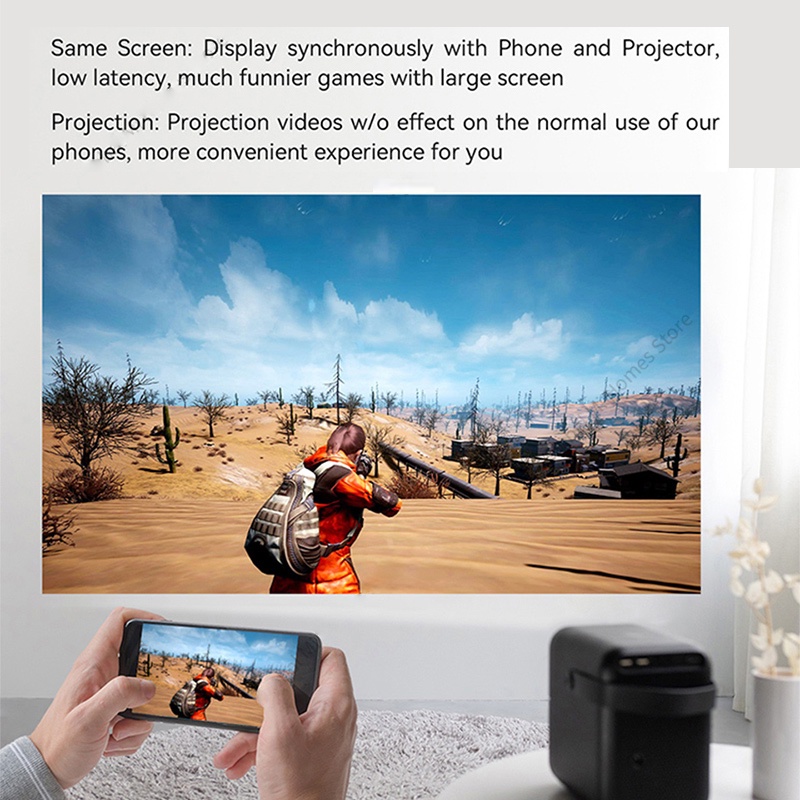 ZEEMR Diva Pro Mini Projector Home Smart Small Projector AI Support 4K ...