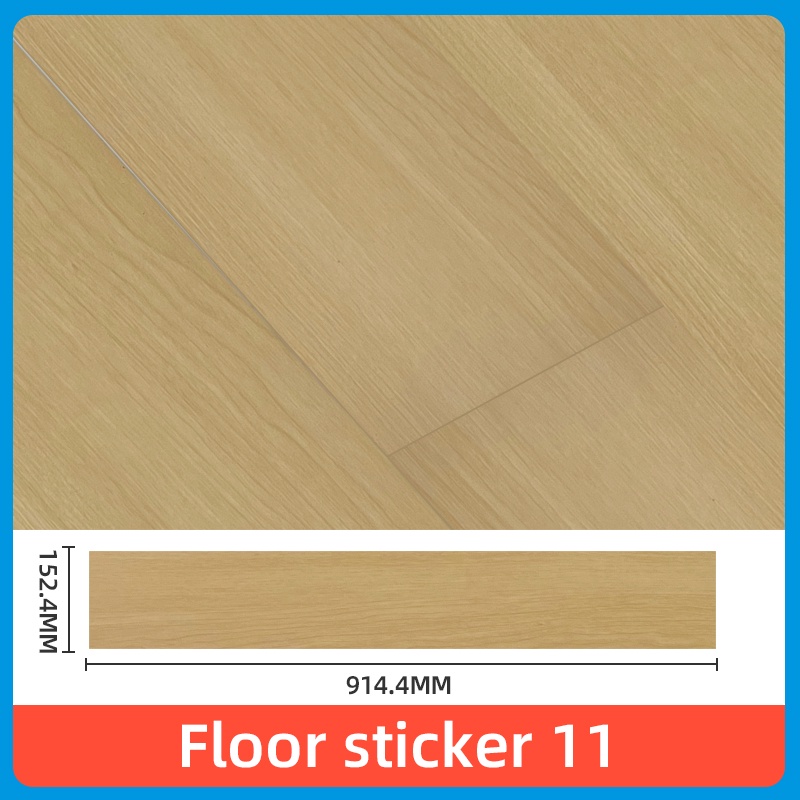 PVC Floor Sticker Waterproof Removable Vinyl Floor Home Decorative Wood ...
