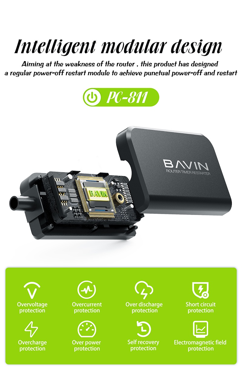 BAVIN PC811 WIFI Router Cable Adapter Booster Modem Wifi Converter 5V ...