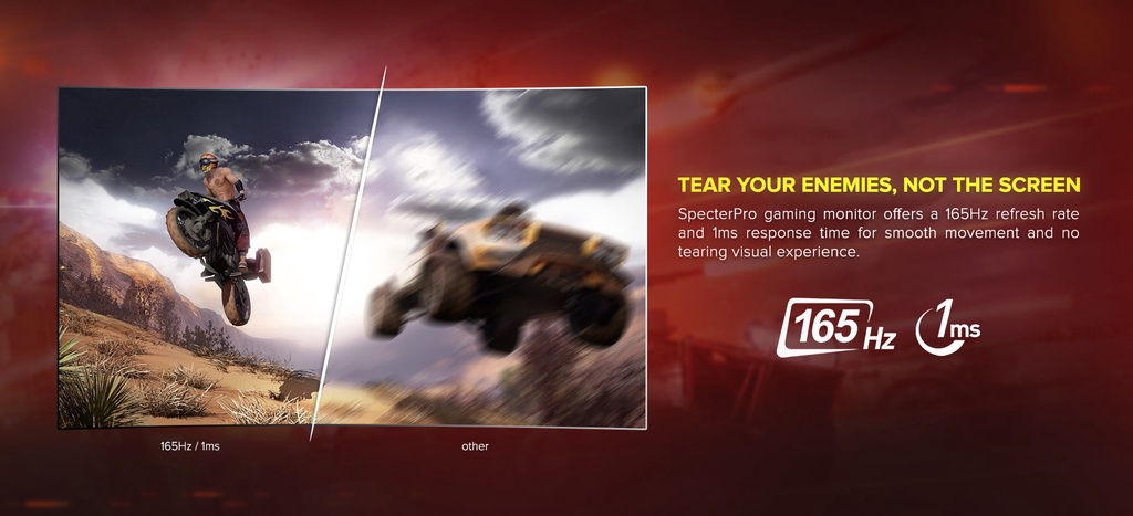 EasyPC | SPECTERPRO 2415CV 24 inch Curved Gaming Monitor | 165hz ...