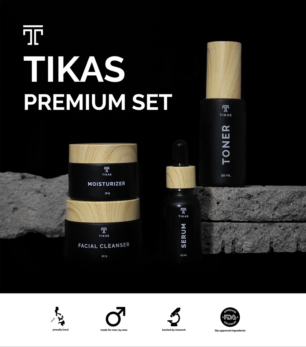 Tikas Premium Skin Care Set Cleanser, Toner, Niacinamide Serum and ...