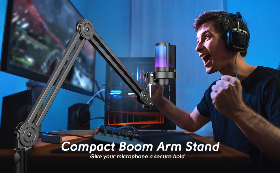 FIFINE BM63 Microphone Arm Stand-Heavy Duty Boom Arm, Suspension ...