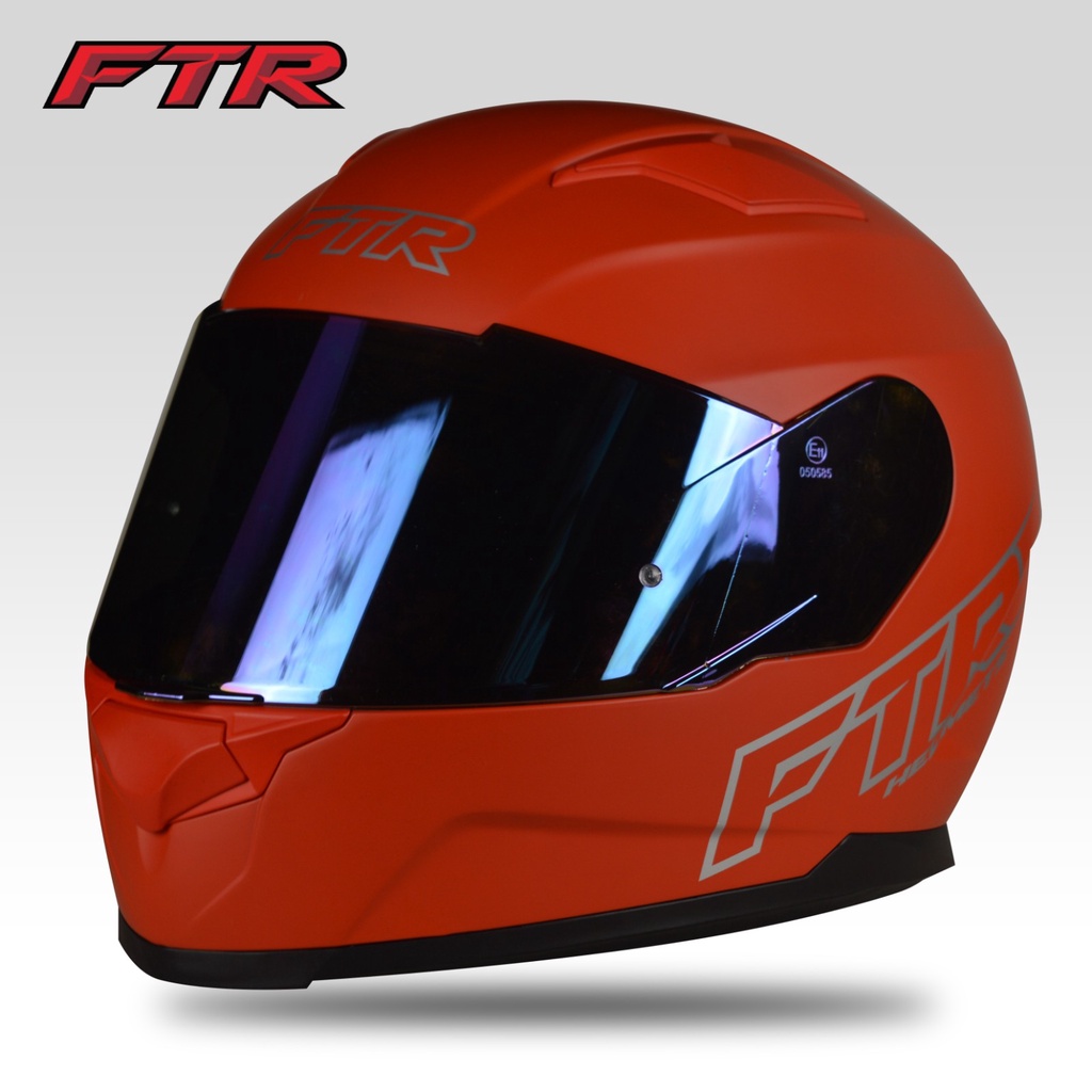 FTR XR-500 Solid Color Matte Finished Single Visor Full Face | FTR ...