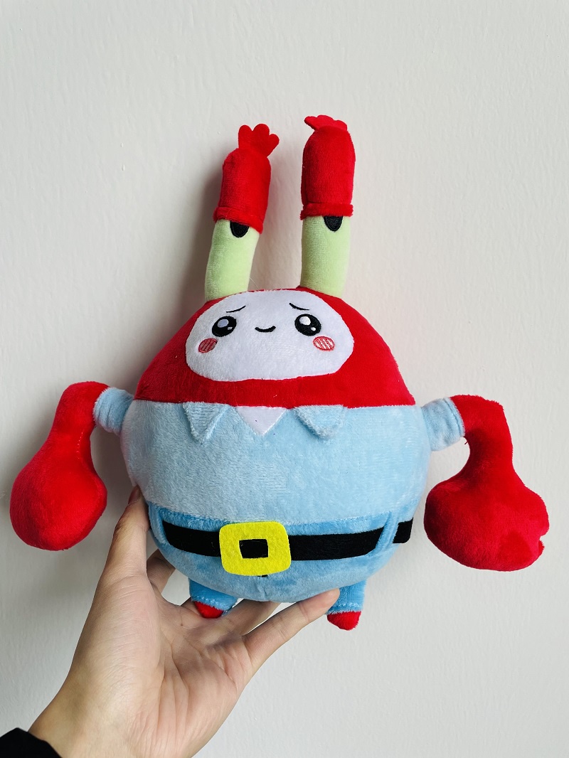 Lankybox & SpongeBob SquarePants Plush Doll Crab Boss Squidward Stuffed ...