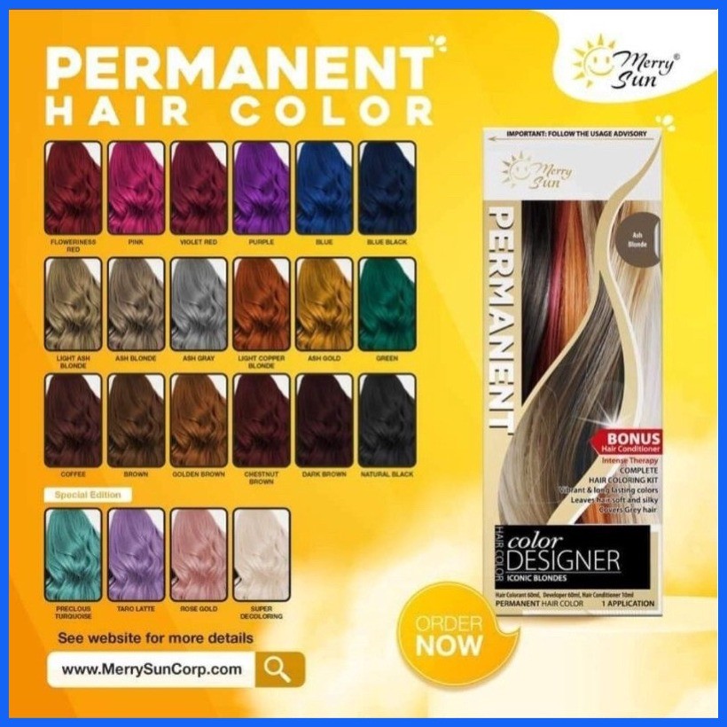 Merry Sun Permanent Hair Color - UniTop