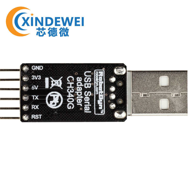 USB serial adapter CH340G flashing board module 5V/3.3V suitable for ...