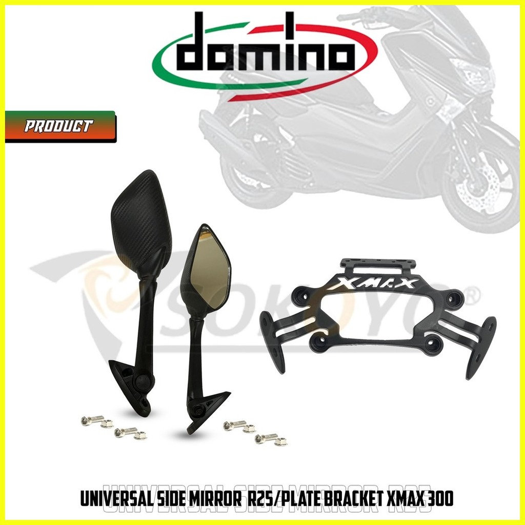 Yamaha Xmax 300 Iron Steel Windshield Front Side Mirror Bracket R25 ...