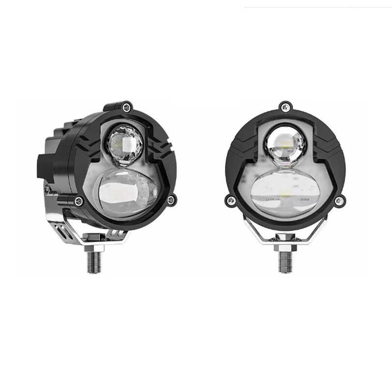 LED Headlight ng Motorcycle 3500K Yellow 6000K White High/Low Beams ...