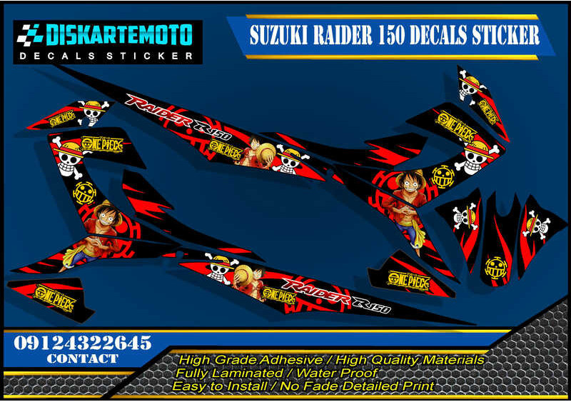 LY Suzuki RAider 150 DecAlS Sticker - UniTop