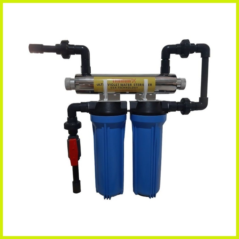 2 Stages 10" Water Filtration System Set with FREE Filters Ready to ...