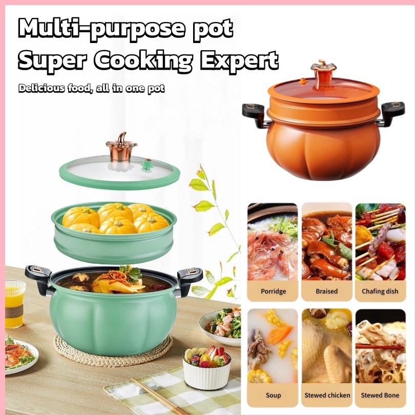 Micro Pressure Cooker 8L New Stew Pot Non-stick Pan Multi Pressure ...