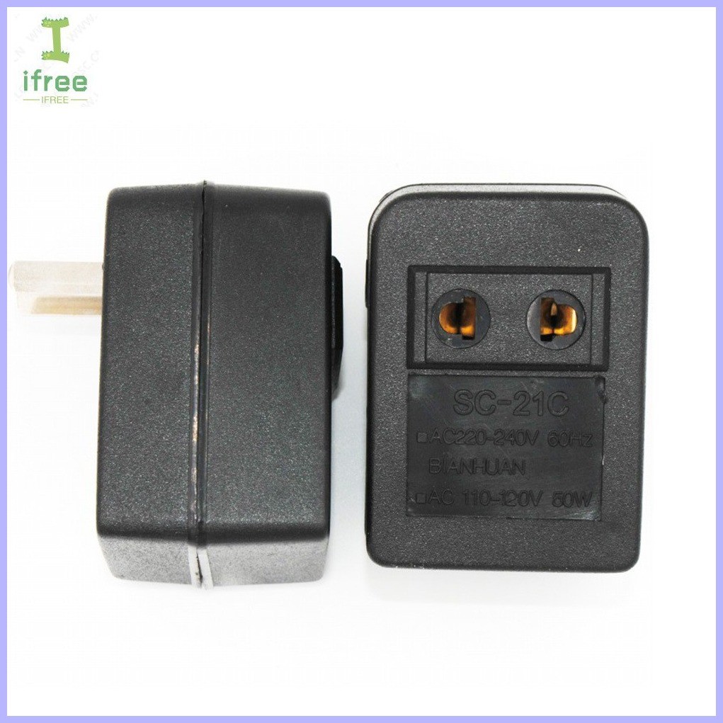 AC 220V to 110V/110V to 220V AC Power Voltage Converter 20W Adapter ...
