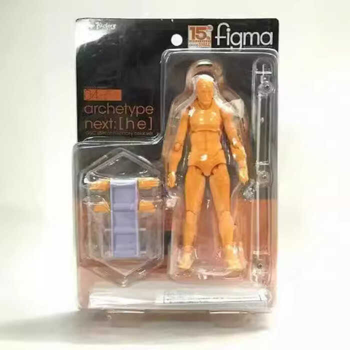 Figma 15th Anniversary Youth Edition Orange 2.0 Solid Body Male and ...