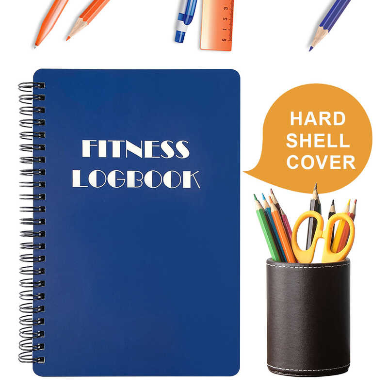 Planner A5 Logbook Coiled Gym Exercise Notebook Weight Loss Goal ...