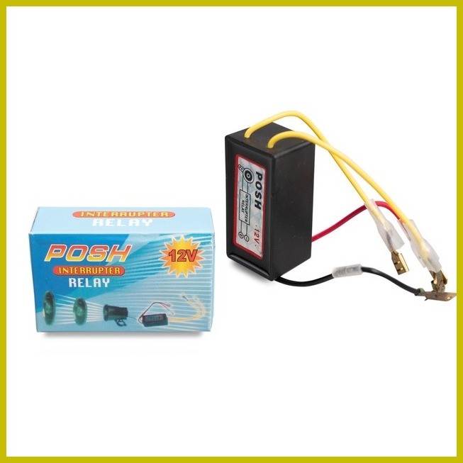 VMC Posh Horn Interrupter Horn Relay 12V For Car Motorcycle - UniTop