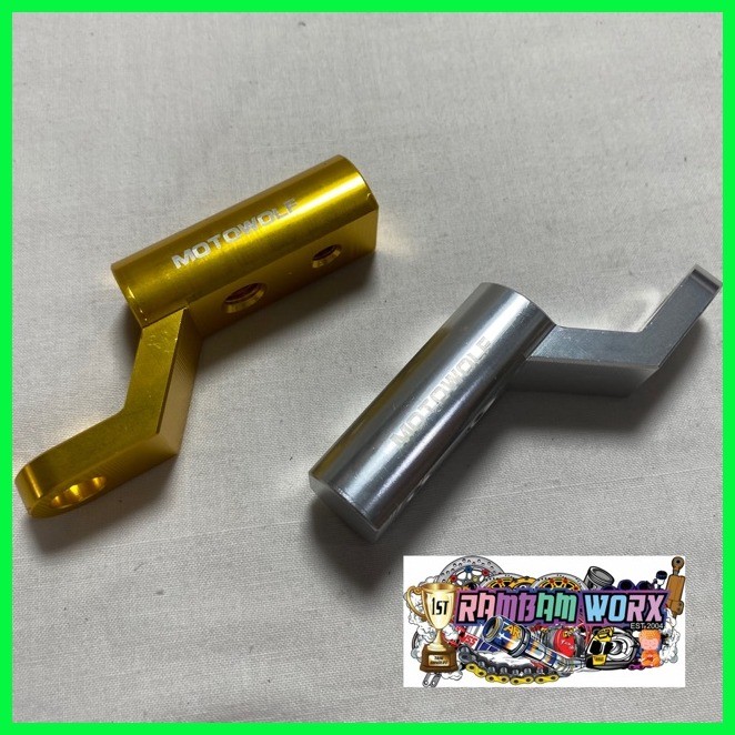 Motowolf SIDE MIRROR EXTENSION BRACKET (cnc alloy) - UniTop