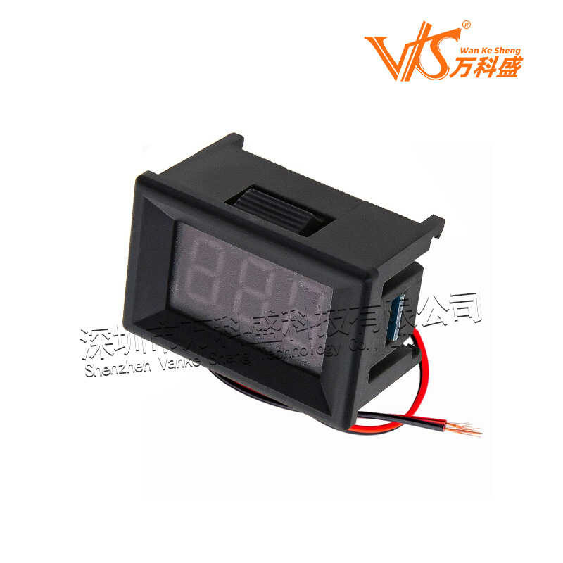 Two wire 0.36-inch DC5V-120V DC digital display voltmeter, digital ...