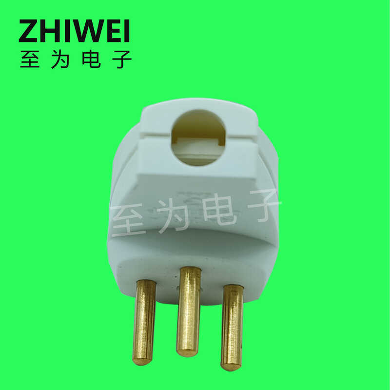 Israeli wiring plug white 16A standard Israeli assembled three cylinder ...