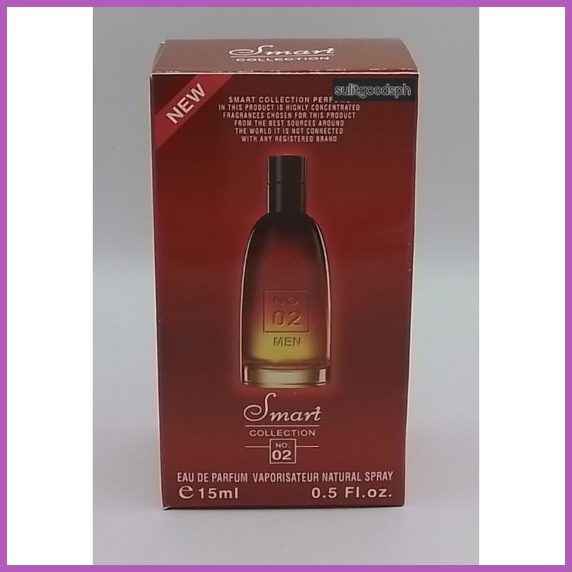 SMART COLLECTION NO. 02 PERFUME FOR MEN 15 ML EDP - UniTop