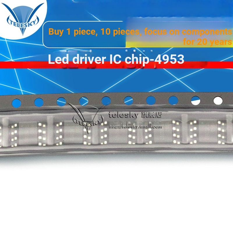 LED Drive IC Chip 4953 CEM4953 APM4953 Patch sop (10 Pcs) | Shopee ...