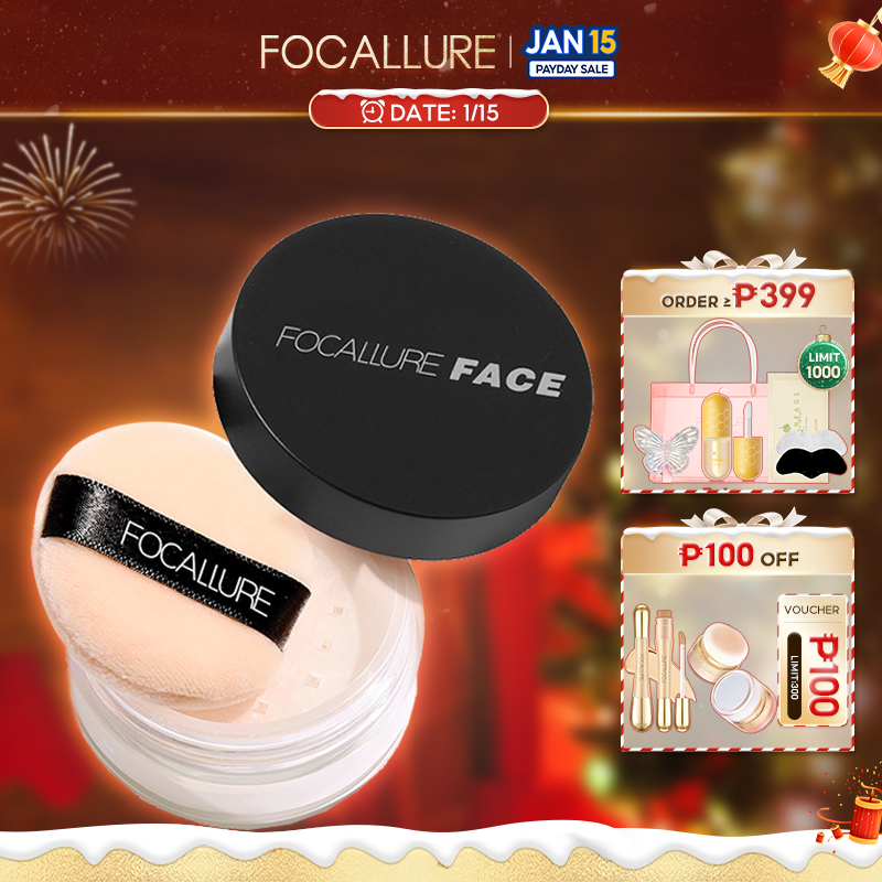 FOCALLURE 3 Colors Loose Setting Powder Oil Control Smooth Face Makeup ...