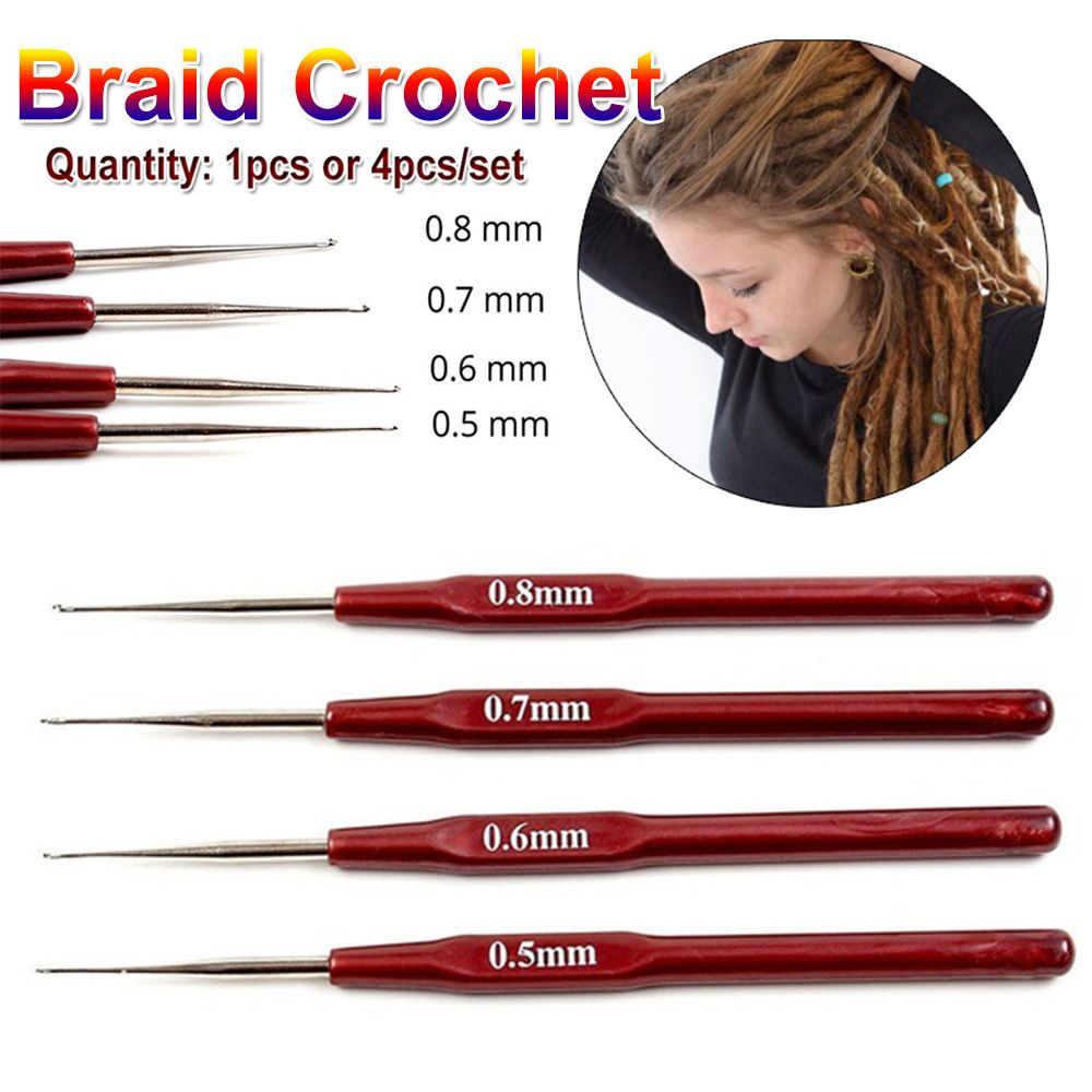 BLUEVELVET Weave Dreadlock Crochet Needle for Hair Extension Braid ...