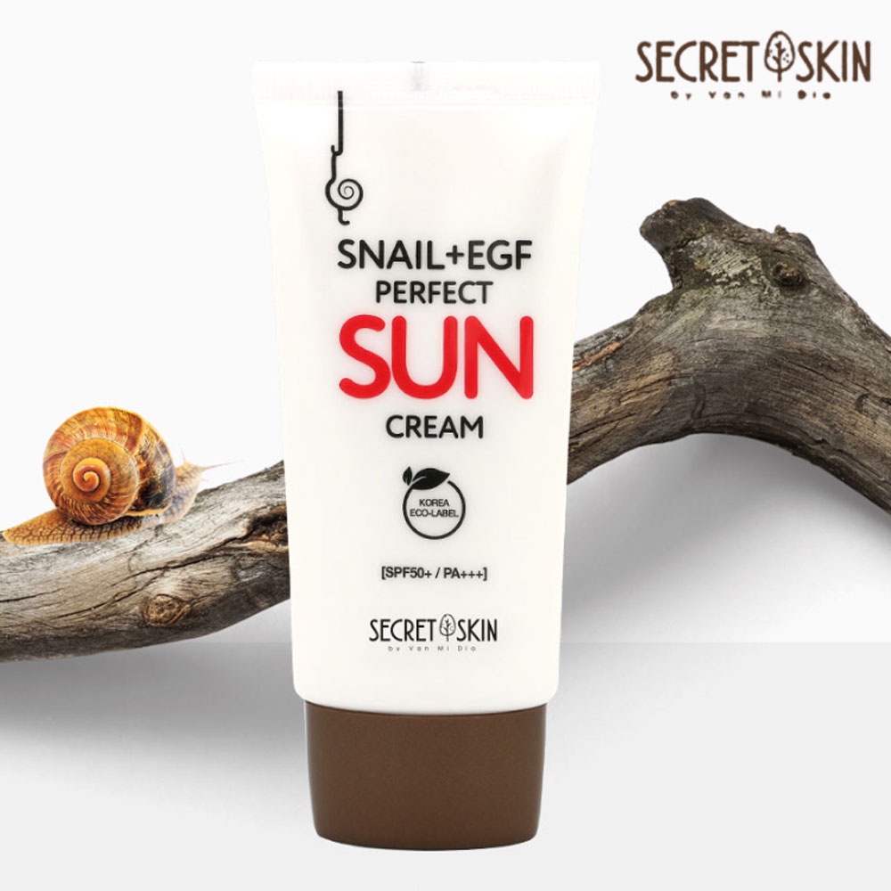 SECRET SKIN Snail+EGF Perfect Facial SUN Cream SPF50+ PA+++ 50ml ...
