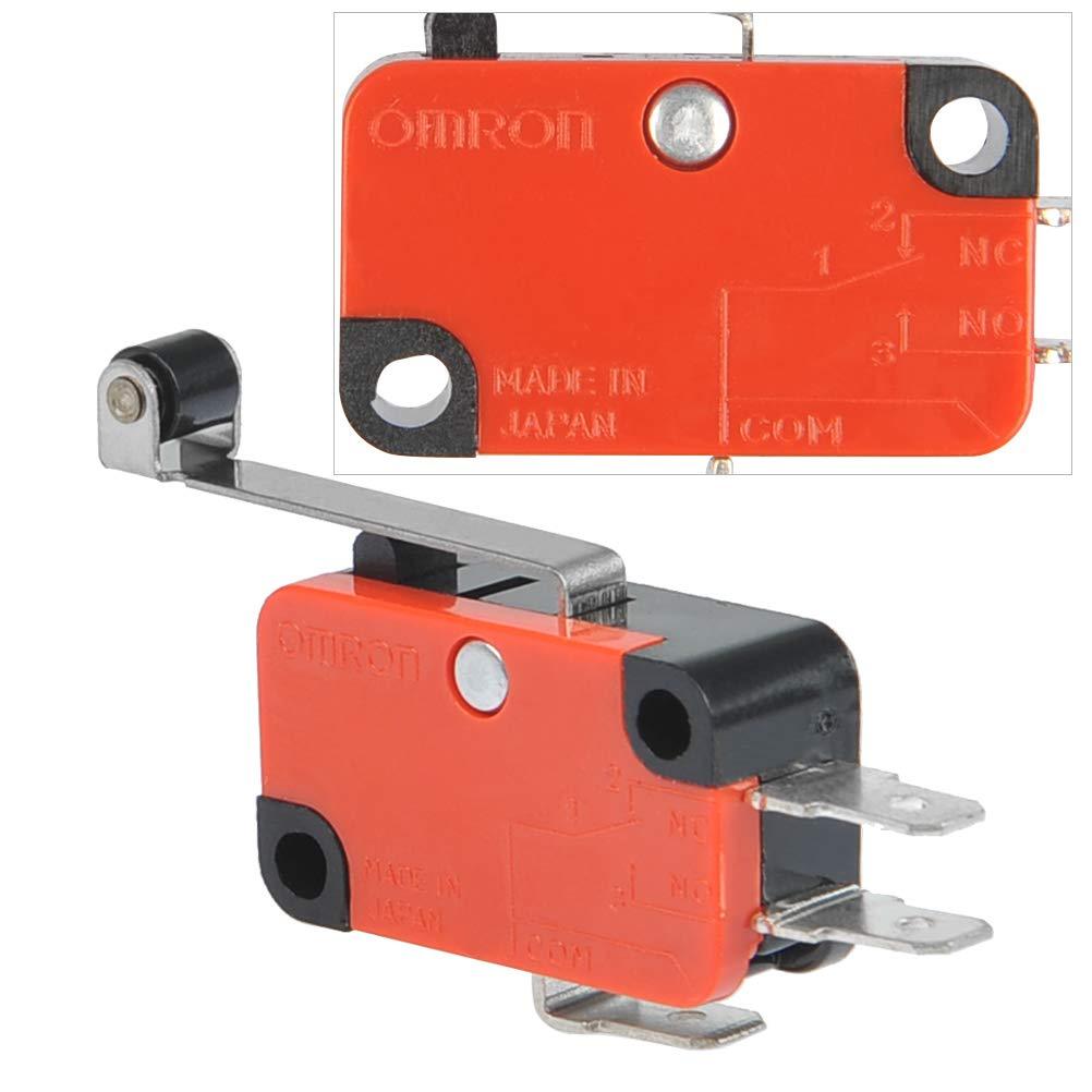 Limit Switch Pack Of 5 Pieces Micro Switches 16A 250V 125V SPST 4.8mm ...