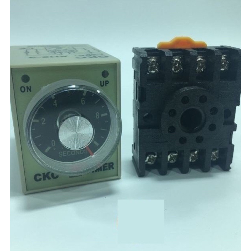 Ckc AH3-3 220VAC time Role with base - UniTop