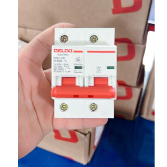 Electrical Safety Protection Circuit Breaker Switch, MCB Delixi 80A - 100A Type 1p 2p 3p 4p ...