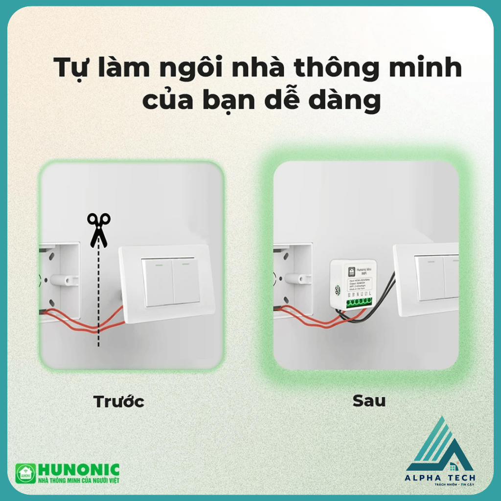 Smart Switch Turns Mechanical Switch to Smart | Hunonic Mini Wifi Smart ...