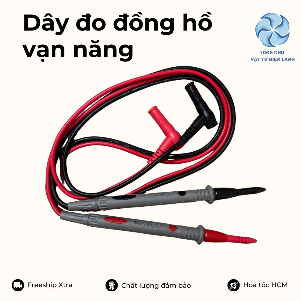 Multimeter test leads - 20A current clamp meter probes - Ampere meter ...