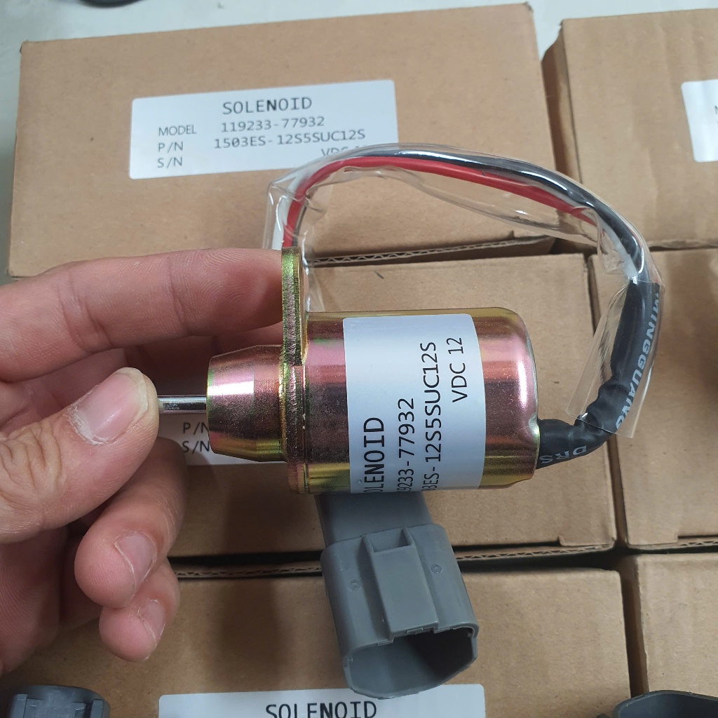 Turn off 12v and 24v electric excavators, shutdown, shutdown SOLENOID ...